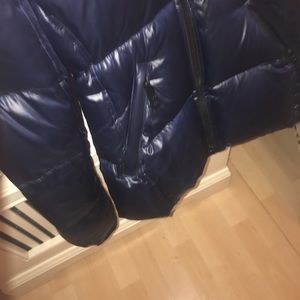 SAM. | Jackets & Coats | Nwt Midnight Sam Blake Fur Trim Puffer Coat ...